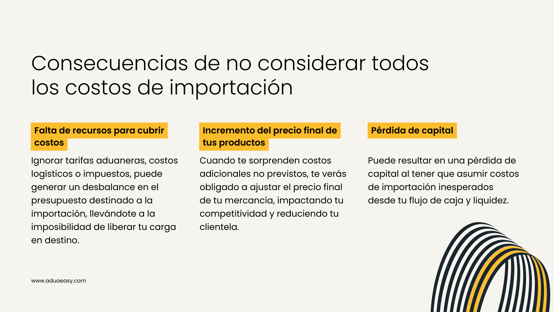 Principales costos de importación y contribuciones a pagar en México
